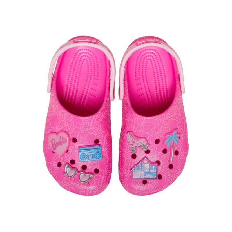 Crocs Mattel Pink Barbie Classic Clog K - Sandales enfant | Hardloop