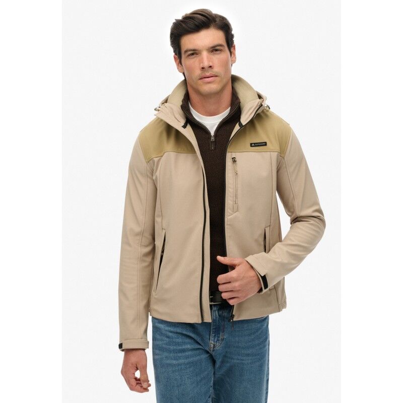 Superdry Hooded Softshell Tech Trekker - Waterproof jacket - Men's ...
