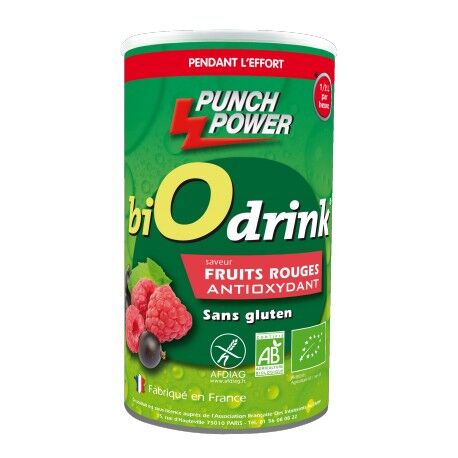 Punch Power BiOdrink Antioxydant Fruits rouges sans gluten - Energiedrink