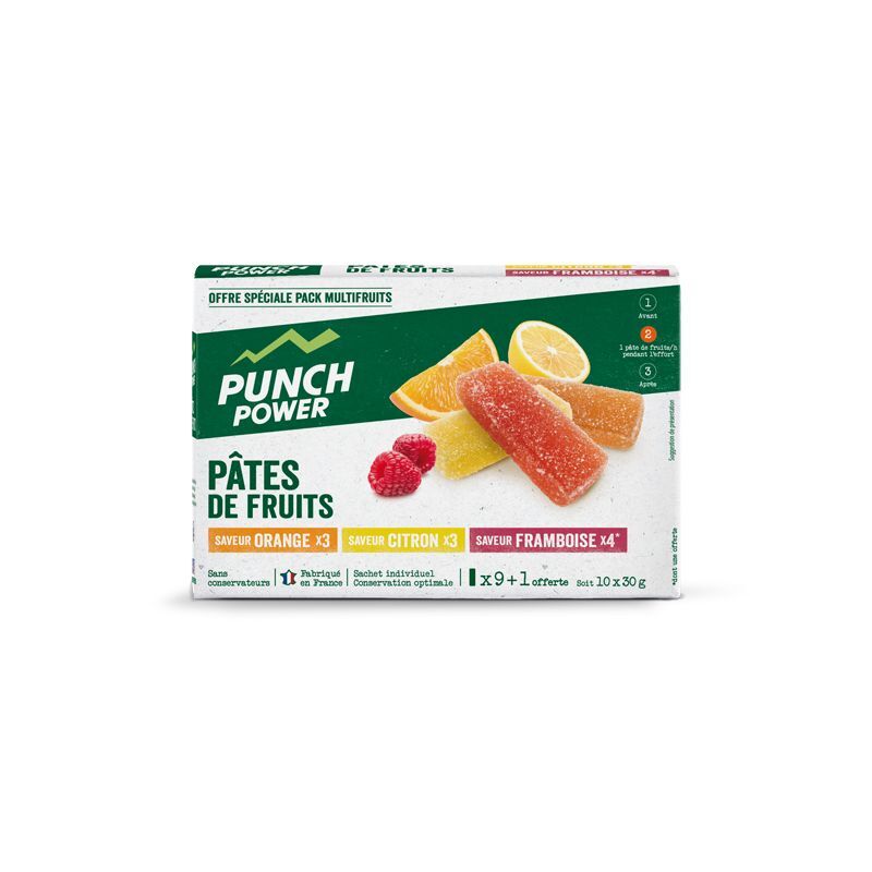 Punch Power Pack Multifruit - 10 Pâtes De Fruits | Hardloop