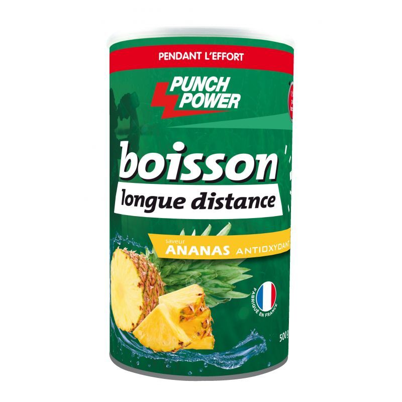 Punch Power Boisson Longue Distance Ananas - Pot 500 g - Energidrik
