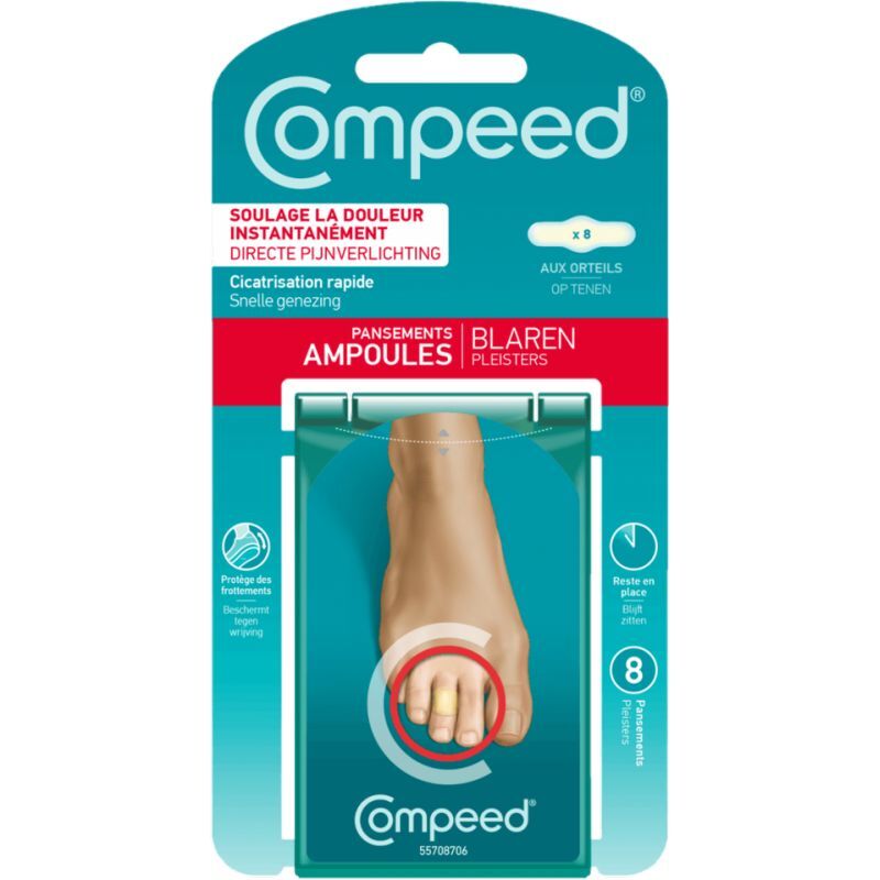 Compeed Blister Plasters (For Toes)