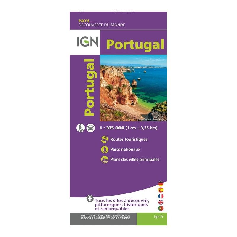 IGN Portugal - Mapa topograficzna | Hardloop