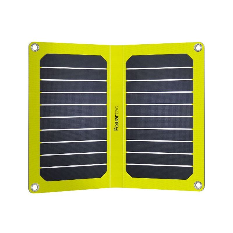 Powertec PT Flap 11W SunPower – 2000mA@5V - Chargeur solaire | Hardloop