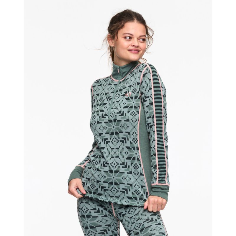 Kari Traa Else Half Zip - Merino base layer - Women's