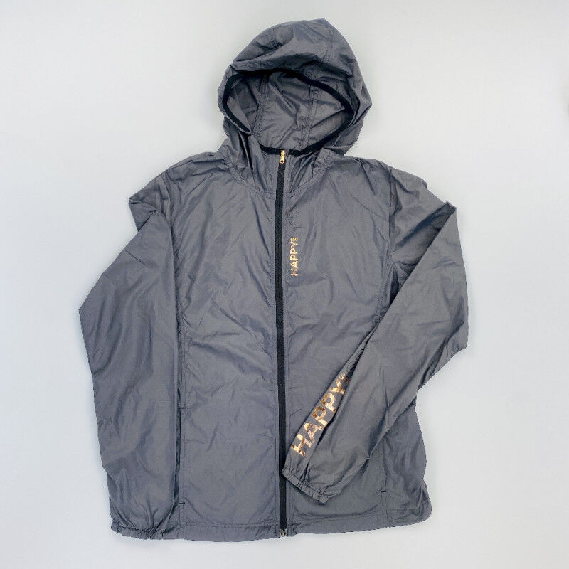 Happy & So - Second Hand Vindjacka - Dam - Grå - S | Hardloop