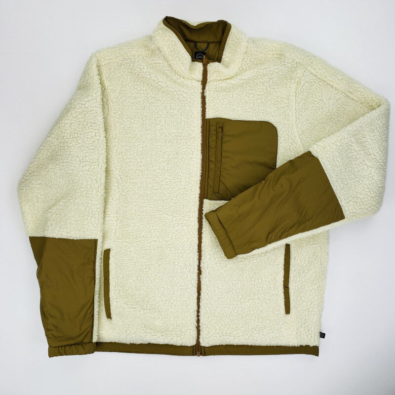 Wrangler Sherpa Jacket - Second Hand Fleecejacke - Herren - Weiß - M ...