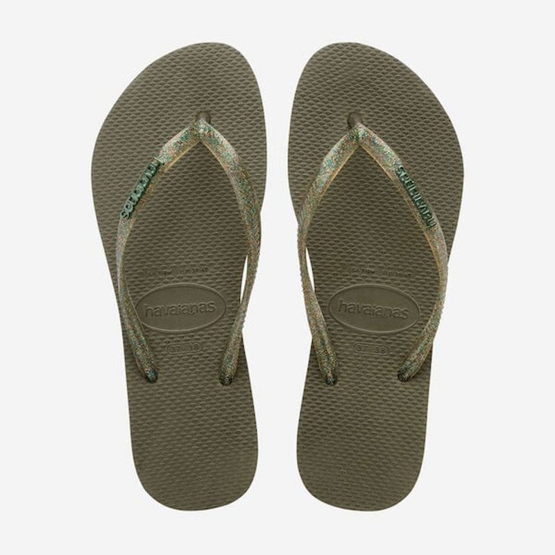 Havaianas Slim Logo Metallic - Tongs femme | Hardloop