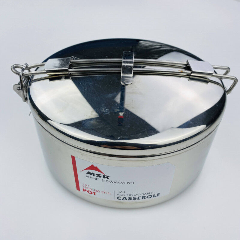 MSR Alpine Stowaway Pot 1.6L - Seconde main Casserole - Gris - 1,6 L ...
