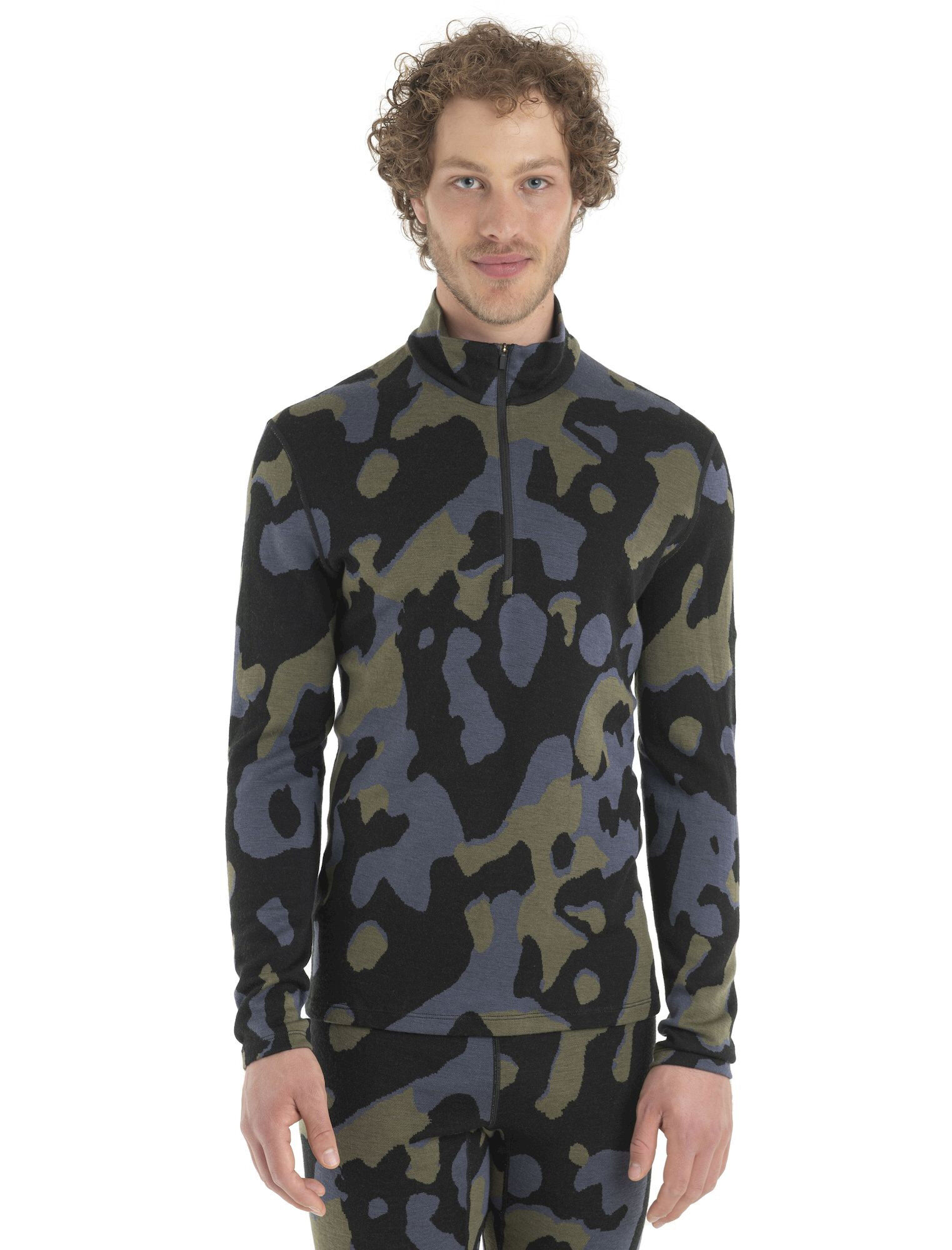 Icebreaker Merino 260 Vertex LS Half Zip Natural Camo - Bielizna z ... Icebreaker Merino 260 Vertex LS Half Zip Natural Camo - Bielizna z ...