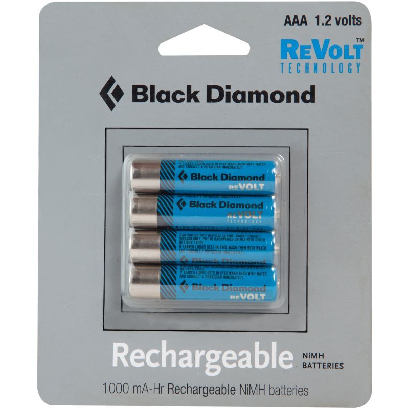 Black Diamond BD AAA Rechargeable Battery 4 Pack | Hardloop