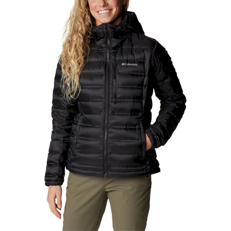 Columbia Pebble Peak Down Hooded Jacket - Dunjacka - Dam | Hardloop