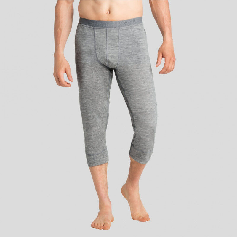 Odlo 3 4 Natural 100 Merino Warm Collant Thermique Homme Hardloop