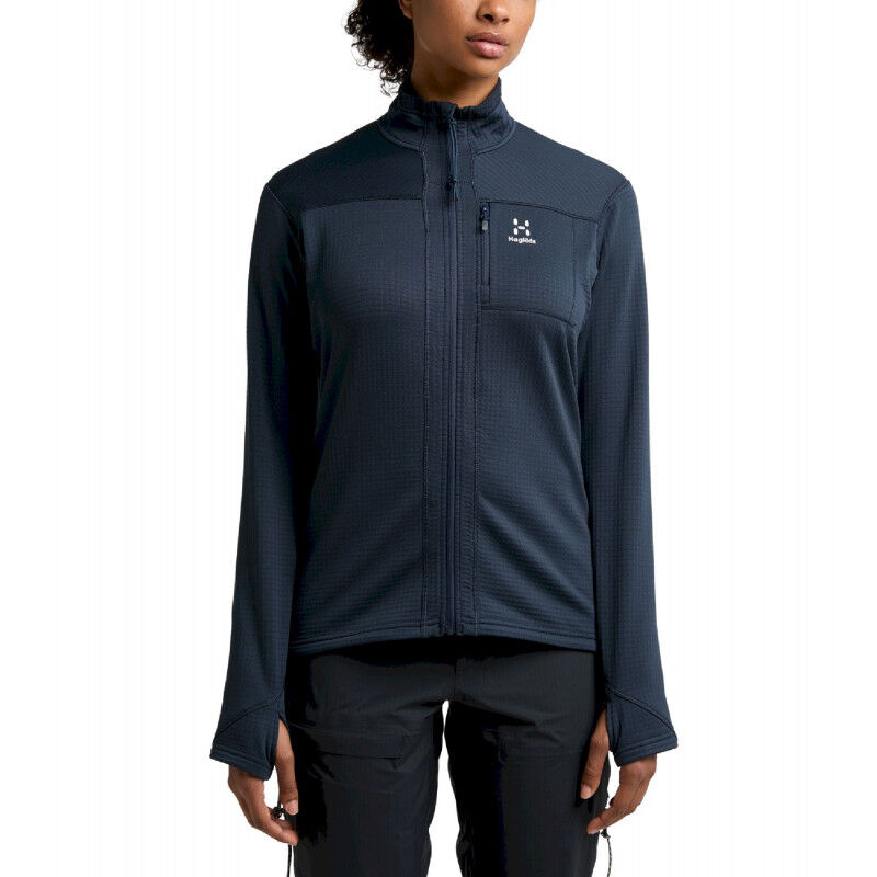 Haglöfs ROC Spitz Mid Jacket Women - Fleecetröjor - Dam | Hardloop