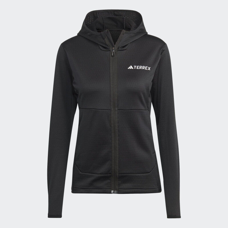 adidas Terrex Xperior Light Fleece Hooded Jacket - Polaire femme | Hardloop
