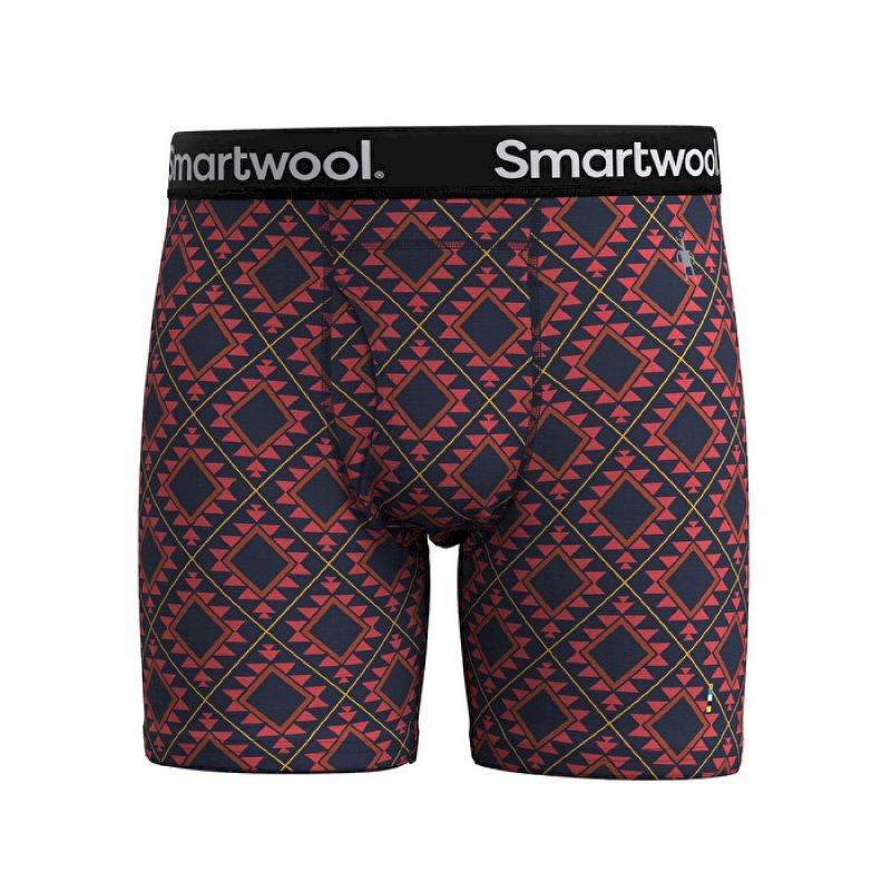 Smartwool Merino Print Boxer Brief Boxed - Underwear | Hardloop