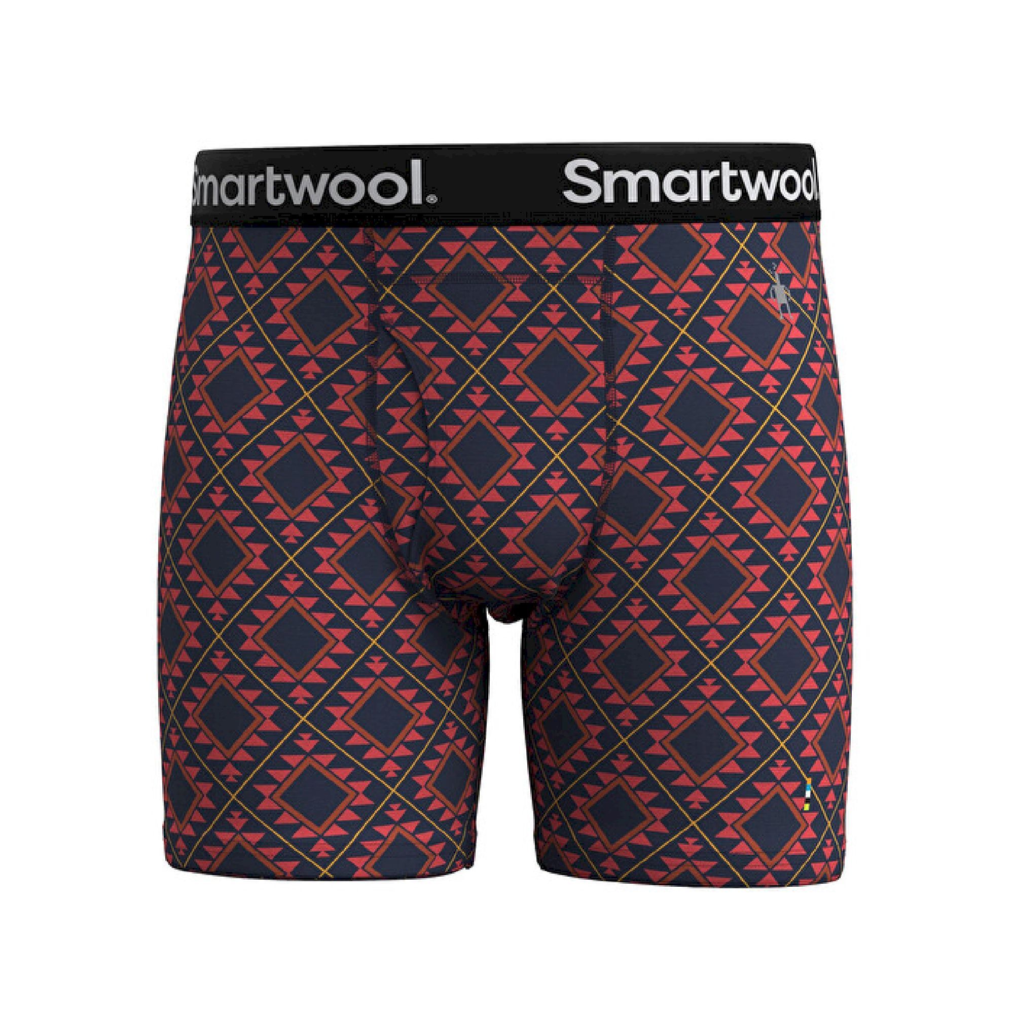 Smartwool Merino Print Boxer Brief Boxed - Underwear | Hardloop