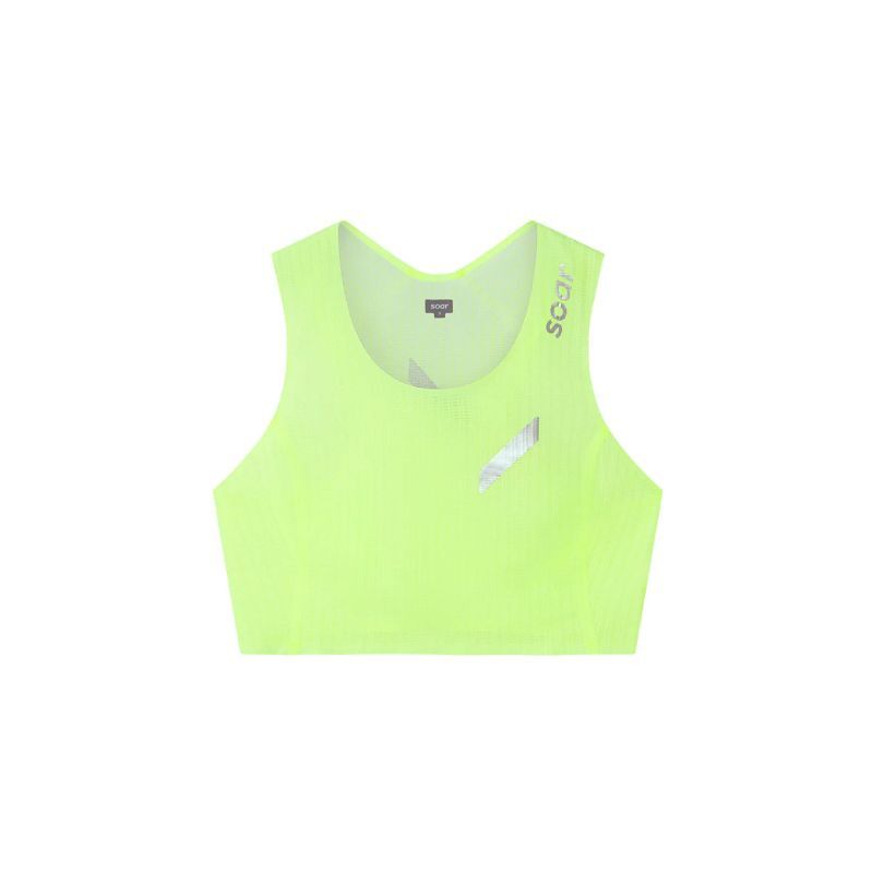 Soar Running Crop Race Vest - Tank top - Women's | Hardloop