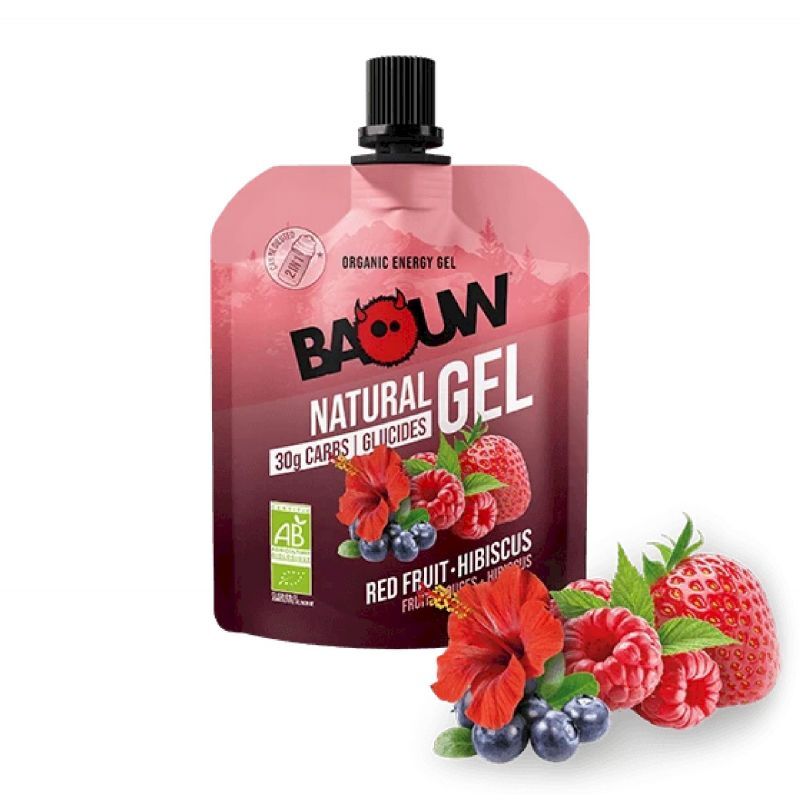 Baouw Fruits Rouges -Hibiscus - Gel énergétique | Hardloop