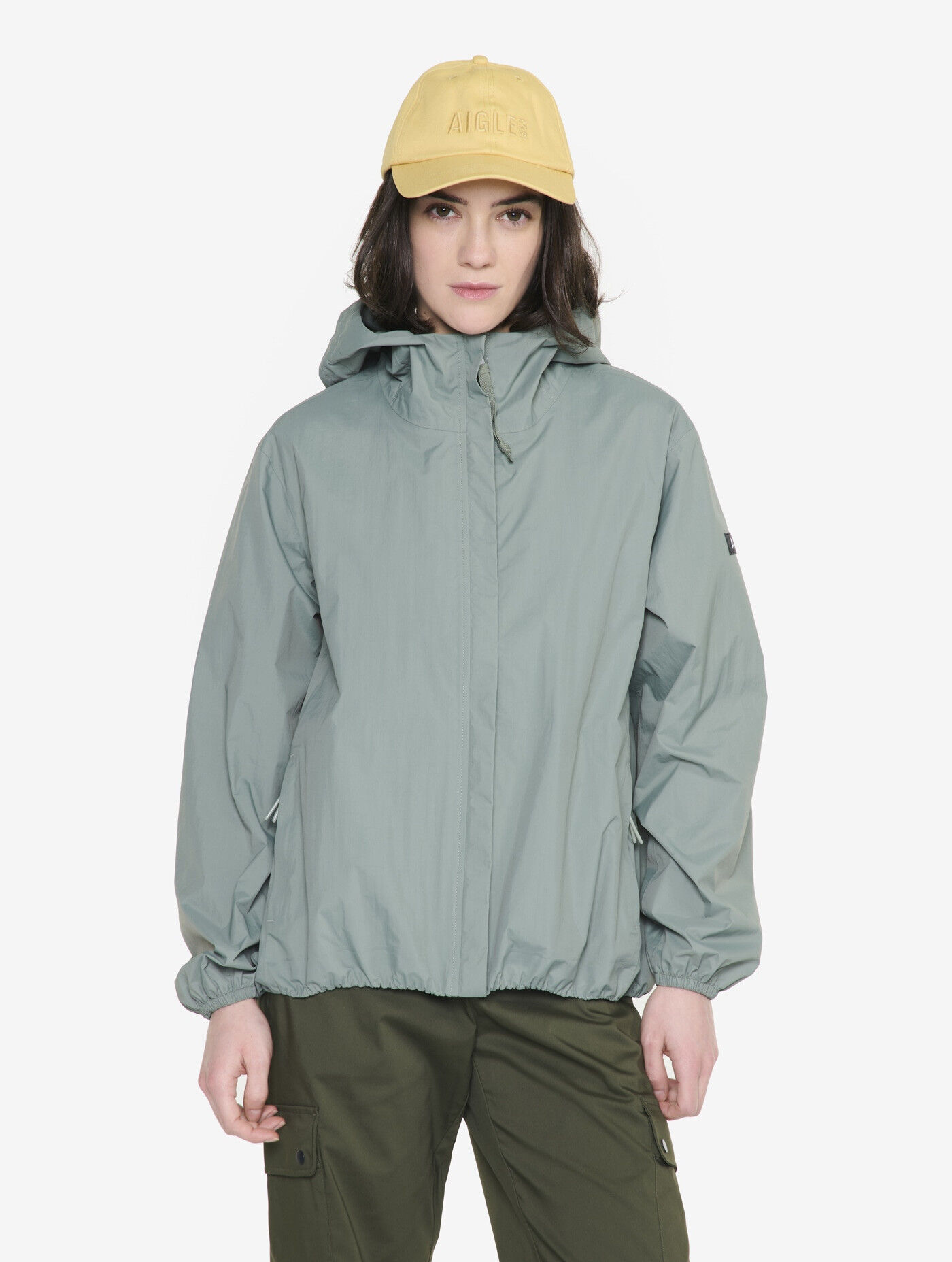 Aigle Packable MTD® short waterproof jacket - Waterproof jacket - Women ...