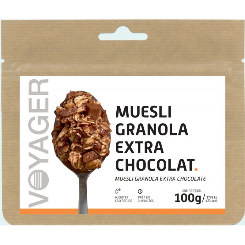 Voyager Nutrition Muesli Granola Extra Chocolate - Petit-déjeuner ...