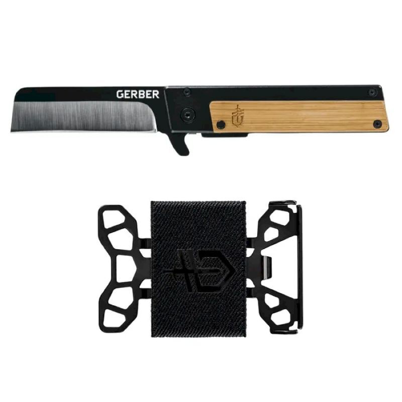 Gerber Gerber Quadrant Bamboo + Barbill - Taschenmesser | Hardloop