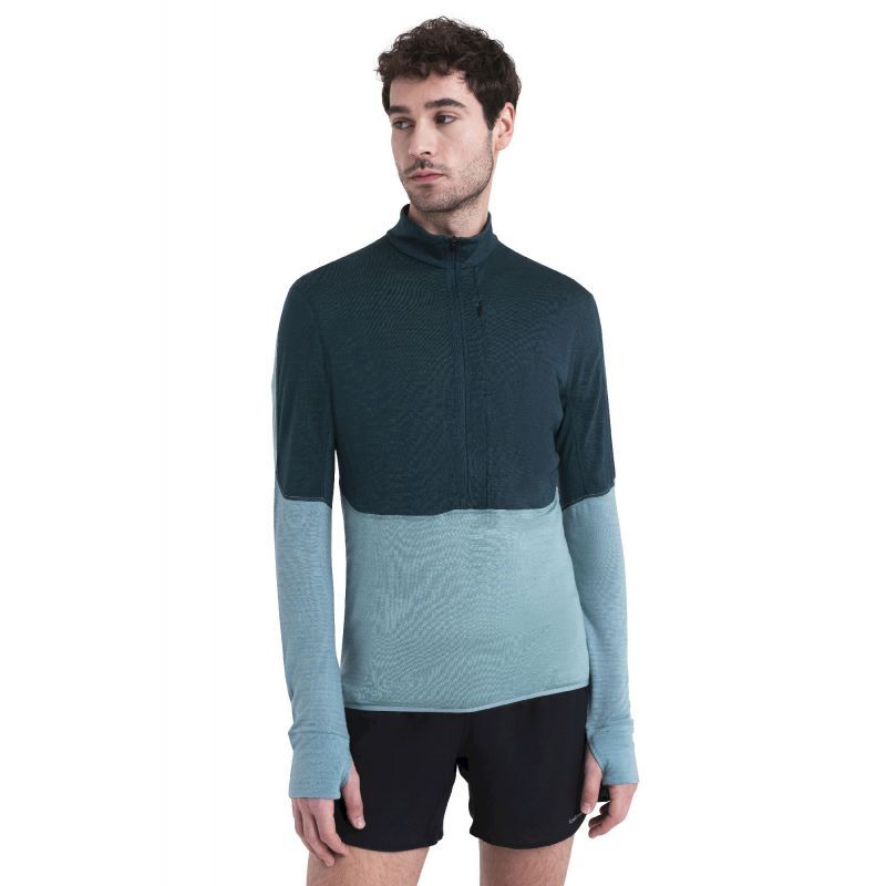Icebreaker Merino 200 RealFleece Descender LS Half Zip - Polaire en ...