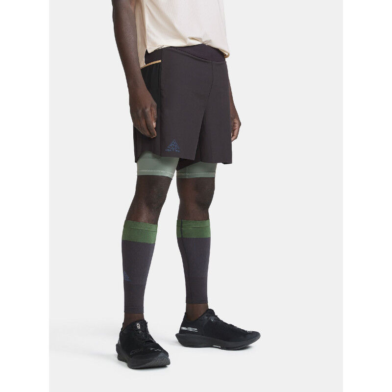 Craft Pro Trail 2in1 Shorts - Hardloopshort - Heren | Hardloop