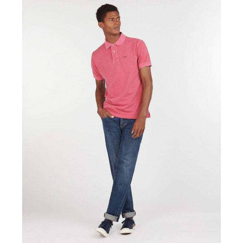Barbour washed polo shirt store