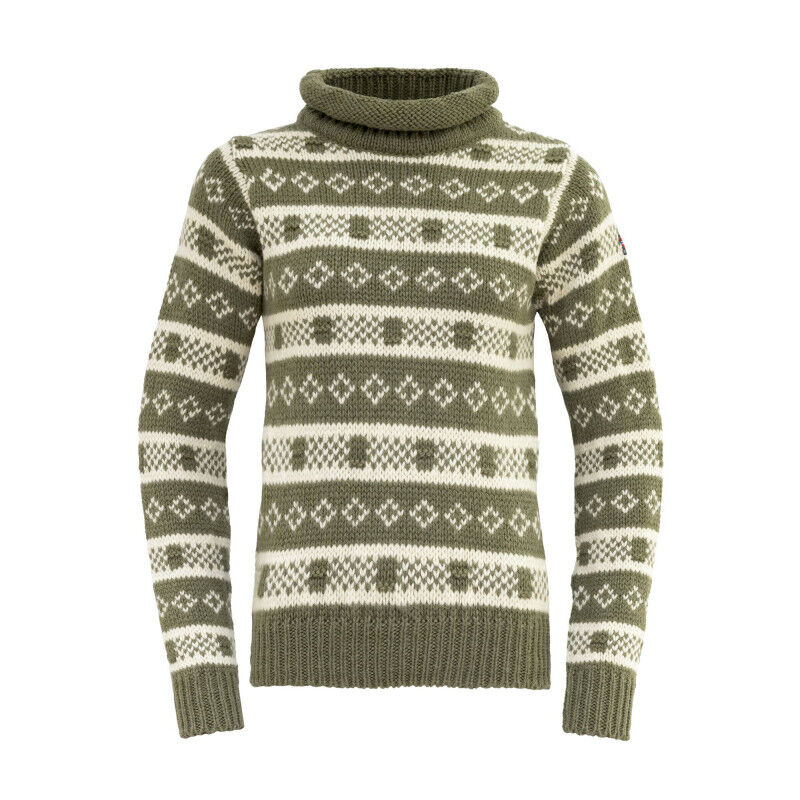Devold Alnes Wool Roll Neck - Pullover in lana merino | Hardloop
