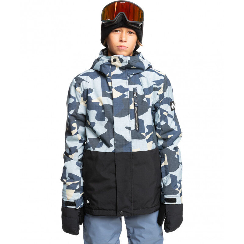 Quiksilver Mission Printed Block Youth Jacket - Veste ski enfant | Hardloop