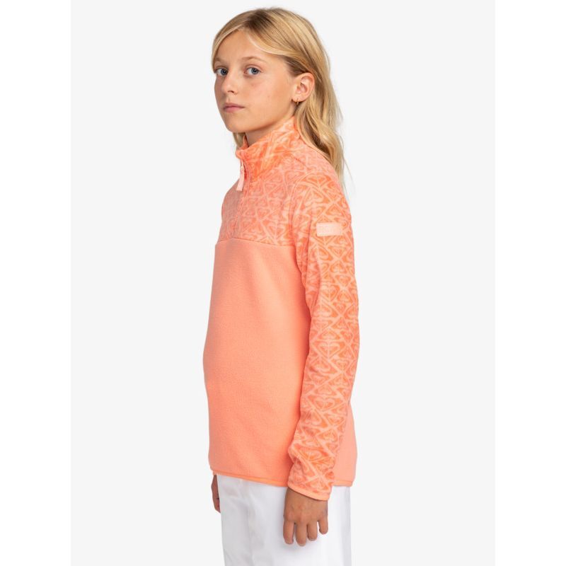 Roxy Whitecamp Half Zip Girl - Fleecevest - Kinderen | Hardloop