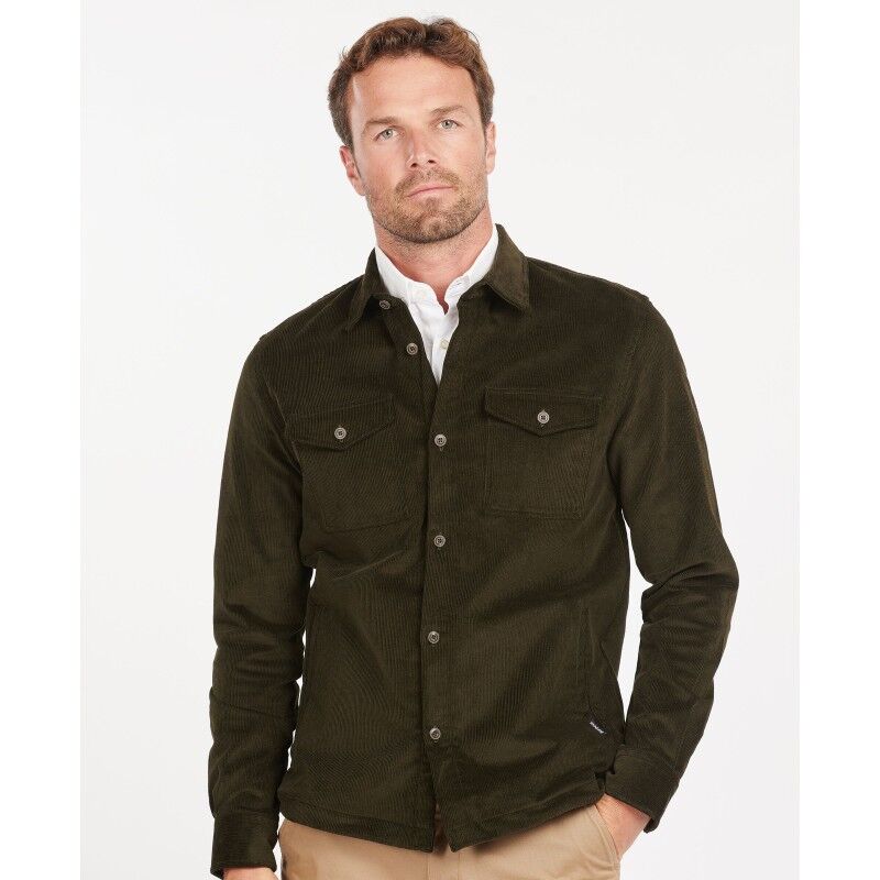 Barbour cord overshirt store