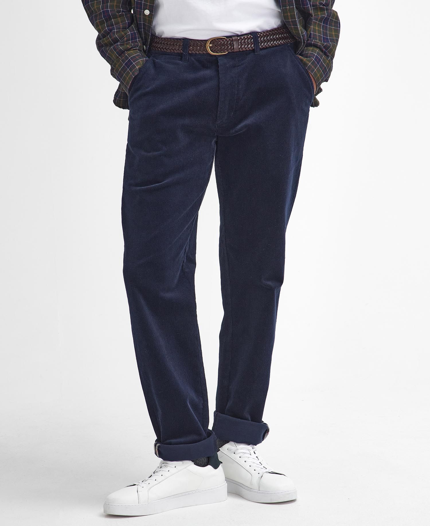 Stretch Cord Tailored Trousers Hose Herren