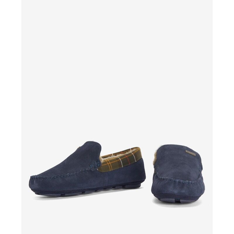 Barbour monty suede slippers navy store