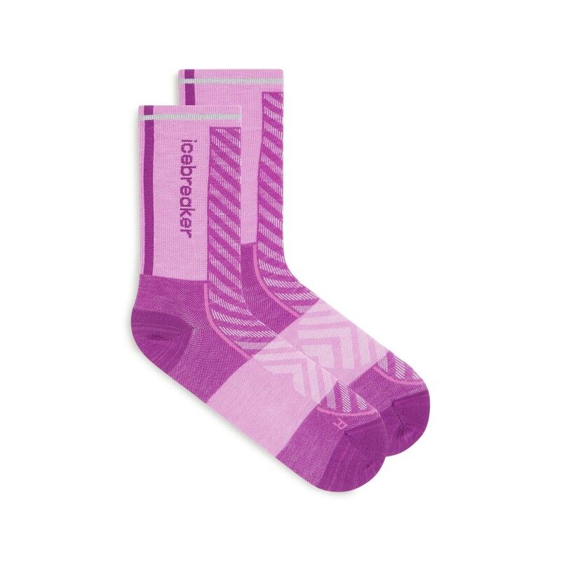 icebreaker Run+ Ultralight Crew - Merinostrumpor - Dam | Hardloop