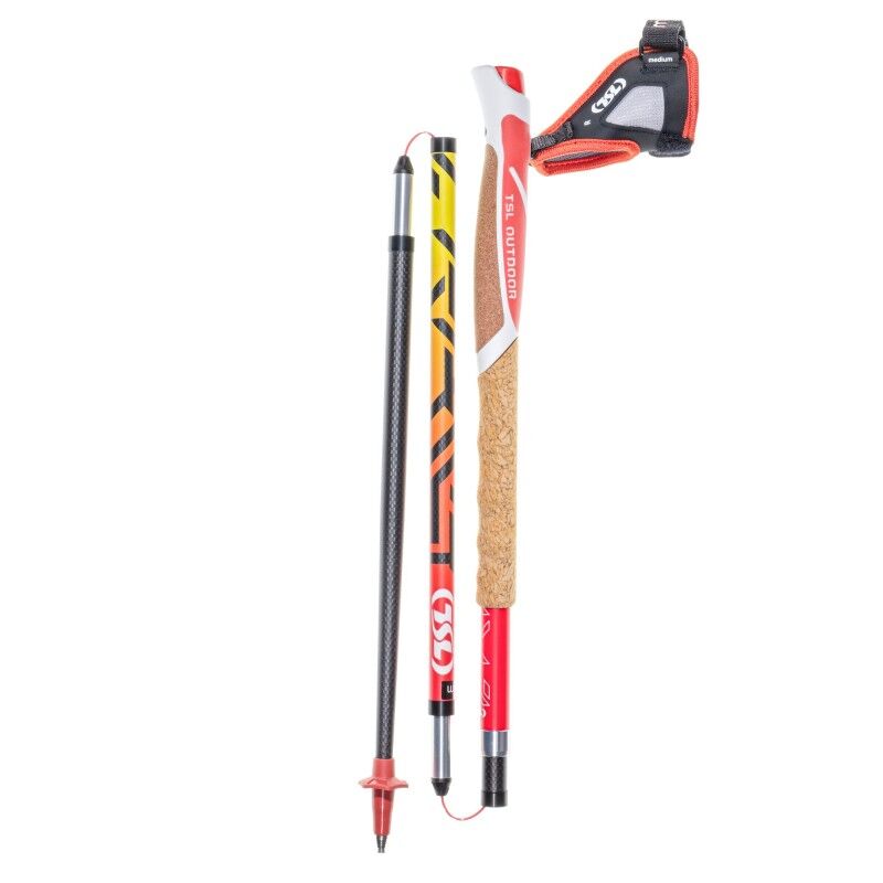 TSL Outdoor Trail Carbon 4 Magnetic Cork Cross - Bâtons trail | Hardloop